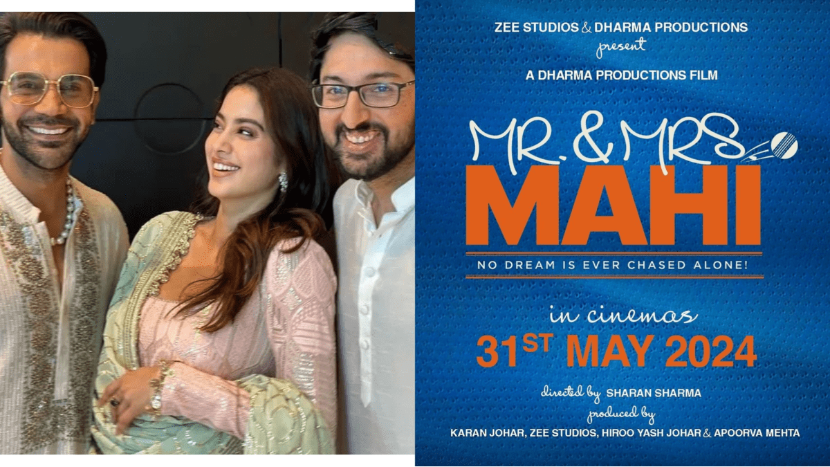 Mr & Mrs Mahi (2024) Movie Released Date, Cast, Director, Story, Budget ...