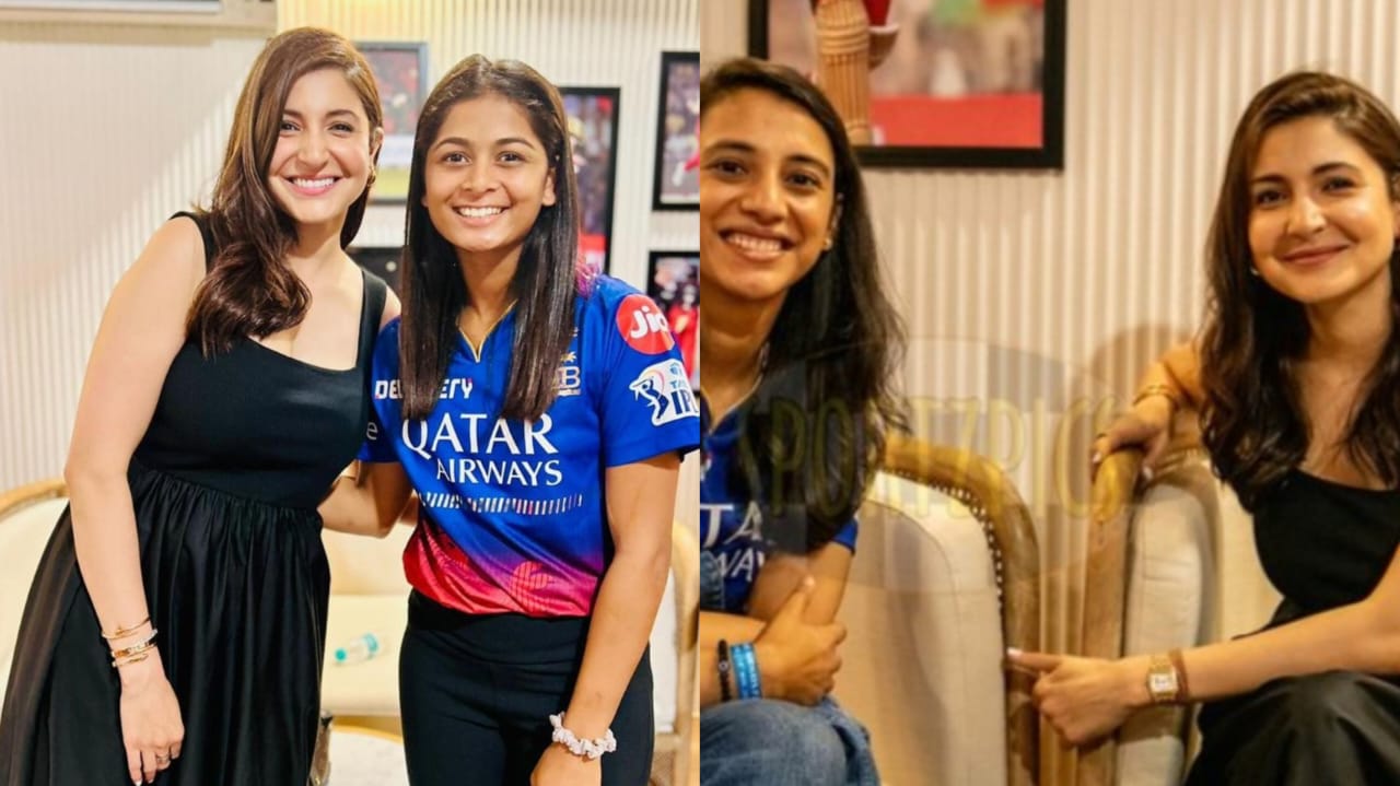 Anushka Sharma’s Photos With RCB Ladies Smriti Mandhana And Shreyanka ...